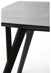 Jídelní stůl QUENZA 220x100x76cm, dřevo akácie, matný černý Light@Living 6761612