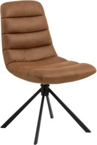 Designová jídelní židle Milford hnědá