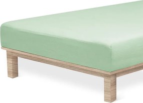 Napínací prostěradlo jersey s elastanem zelené 180 x 200 cm