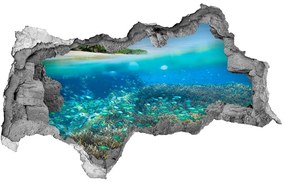 Wallmuralia Nálepka fototapeta 3D výhled Korálový útes 95x73 cm