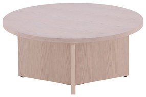Konferenční stolek Saltö, smetanový, ⌀65