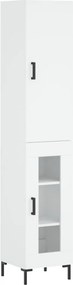 Skříň highboard bílá 34,5 x 34 x 180 cm kompozitní dřevo 3199041