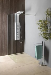 Aqualine, HIBISCUS Stojan s držákem ručníků, chrom, HI31