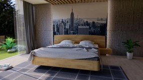 Masivní dubová postel NEVE - model 2020