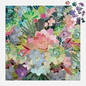 Galison Puzzle Mozaika ze sukulentů / 500 dílků / od 8 let