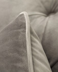 Křeslo Chesterfield Classic Velvet Dark Grey 118x96x77cm