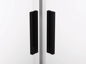 Sanswiss TOP-LINE TLSAC sprchový kout čtvercový 80x80 cm TLSAC0800607 Profil: Černá, Sklo: Hladké čiré, Rozměr: 80x80 cm