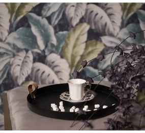 Bílý porcelánový šálek s barevným podšálkem Tasse – 95 ml
