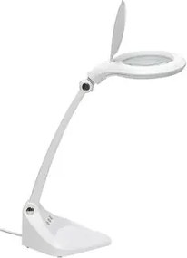 Maul Iris 8261202 bílá / LED lampa s lupou / stmívatelná