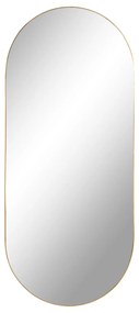 House Nordic Zrcadlo, ocel, mosazný vzhled, 35x80 cm