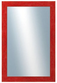 DANTIK - Zarámované zrcadlo - rozměr s rámem cca 40x60 cm z lišty RETRO červená (2534)