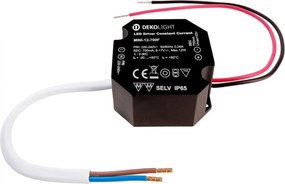 IMPR 862237 Deko-Light LED-napájení OCTO, DIM, CC, RSM-12-700T/12W konstantní proud 700 mA IP65 stmívatelné 10-17V DC 7,00-12,00 W