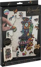 GRAFIX Obrysové puzzle Sova / 133 dílků / od 7 let