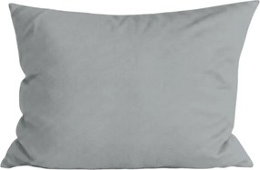 Povlak na polštář z mikrovlákna MICROVELLE 70x90 cm, šedý
