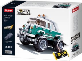 Stavebnice sluban power bricks m38-b1020 monster suv vůz r/c t2 na dálkové ovládání