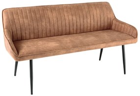 Designová lavice Esmeralda 160 cm hnědá