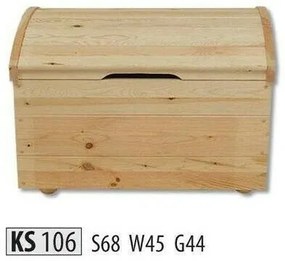 Truhlice KS106 masiv (Barva dřeva: Borovice)