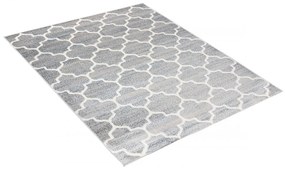 Kusový koberec PP Avera šedomodrý 140x200cm