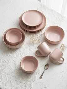 Sinsay - Puntíkované talíře 2 pack - pastelová růžová