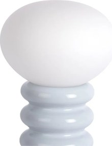 Světle modrá keramická stolní lampa (výška 33,5 cm) Catania Aro – Leitmotiv