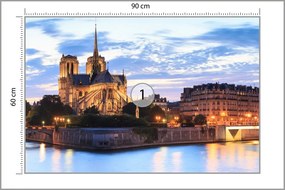 Fototapeta Paříž – Notre-Dame Omyvatelný vlies 405x270
