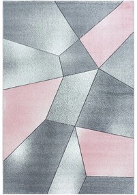 Koberce Breno Kusový koberec BETA 1120 Pink, Šedá, Vícebarevné, 200 x 290 cm