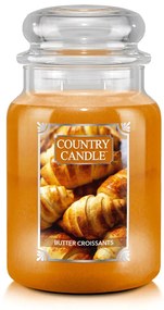 Country Candle Vonná Svíčka Butter Croissants, 652 g