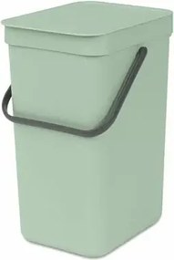 Brabantia Sort  Go Odpadkový koš 12 L zelená / 20 x 35.1 x 24.9 cm