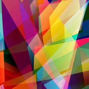 Malvis Tapeta Abstrakt barevná hvězda Vel. (šířka x výška): 144 x 105 cm