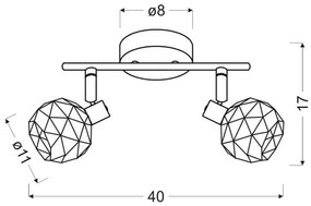 Stropní svítidlo ACROBAT Candellux