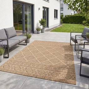 Béžový vnitřní a venkovní koberec 200x290 cm Mira 1452 – Ayyildiz Carpets