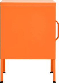 Noční stolky 2 ks oranžová 35 x 35 x 51 cm ocel 3095208