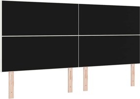 Čelo postele Krémová 200 cm Žebrovaná látka 3337738