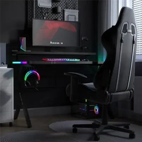 Huzaro Hero 5.0 RGB černá / Herní stůl / 120 x 60 x 69.5 cm