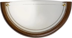 Rabalux UFON nástěnné dřevěné svítidlo 60W/E27/IP20 - tmavé dřevo