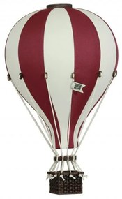 Dekorační horkovzdušný balón – bordó - L-50cm x 30cm