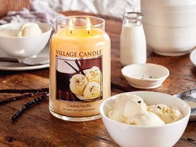 Village Candle – vonná svíčka Creamy Vanilla (Vanilková zmrzlina), 602 g