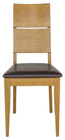 Drewmax Jídelní židle KT373 masiv dub buk přírodní   Atos 120