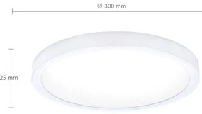 Brilagi - LED Stropní svítidlo ESTELA LED/18W/230V bílá