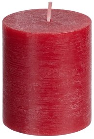 RUSTIC Svíčka 8 cm - červená