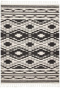 Černý koberec Lendl Black Rozměry: 80x240 cm