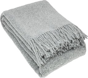 Pléd Boucle 140x200cm silver grey
