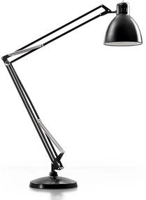 Leucos 0011141 JJ Great, černá stojací lampa se stmívačem, 1x45W LED 2700/3000K, výška 285cm