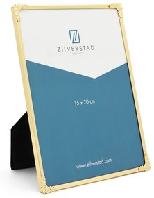 Kovový stojací/na zeď rámeček ve zlaté barvě 16x21 cm Decora – Zilverstad