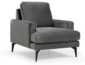 Designové křeslo Fenicia antracitové