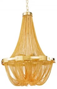 Zlaté závěsné svítidlo Royal 70 cm