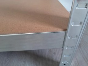 IQ Garden 2 x policový regál 180 x 60 x 40 - pozinkovaný - 5 polic 319904