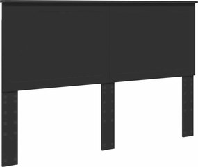 Rám postele se zásuvkou Černá 150 x 200 cm Inženýrské dřevo 3411104