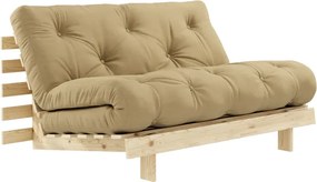 Karup Design Rozkládací pohovka ROOTS - 140 x 200 / 758 Wheat Beige