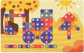 TEDDIES 3D stavebnice s vrtačkou v kufříku / 227 dílků / od 3 let